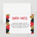 Poker Diaper Raffle Card | Zazzle