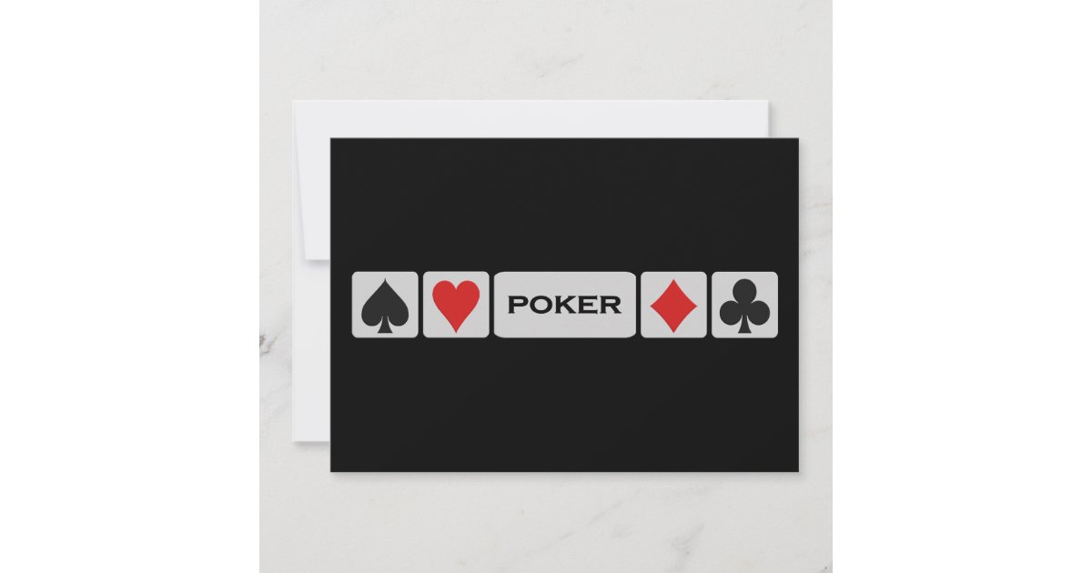 Poker invitation | Zazzle