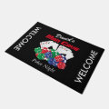 Poker Night at the Man Cave Doormat | Zazzle