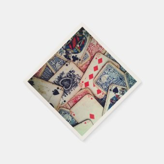 "Poker" Paper Napkins | Zazzle