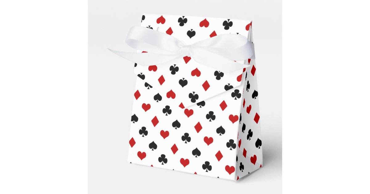 Poker Theme | Playing Card Theme Favor Boxes | Zazzle