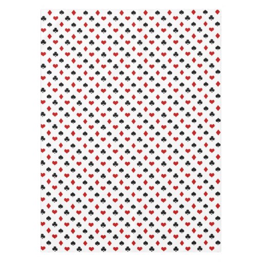 Poker Theme | Playing Card Theme Tablecloth | Zazzle