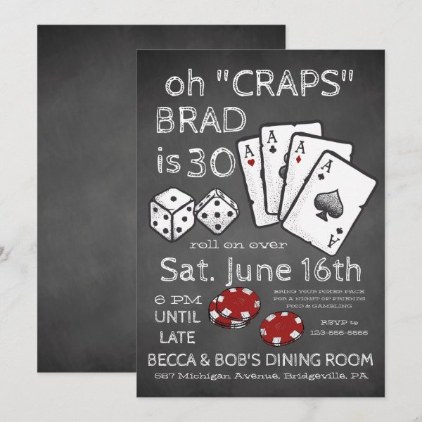 Poker Invitations | Zazzle