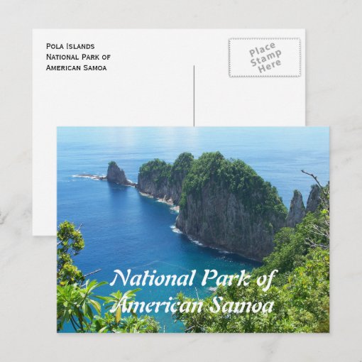 Pola Islands, American Samoa National Park Postcard | Zazzle