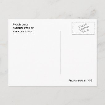 Pola Islands, American Samoa National Park Postcard | Zazzle