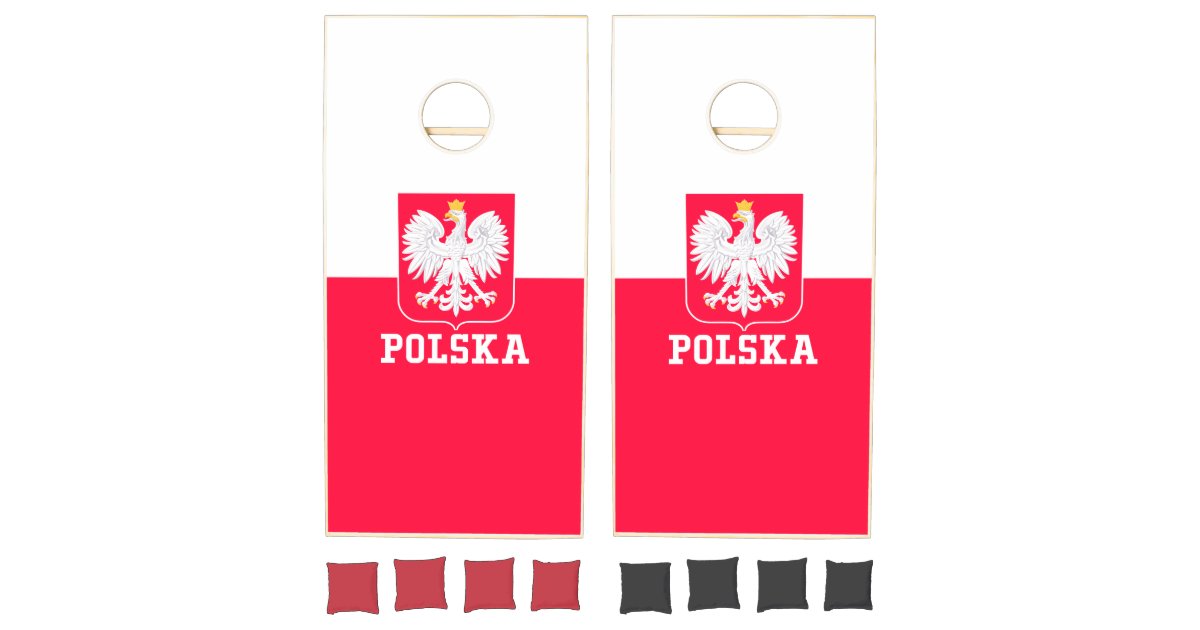 Poland Cornhole Set | Zazzle