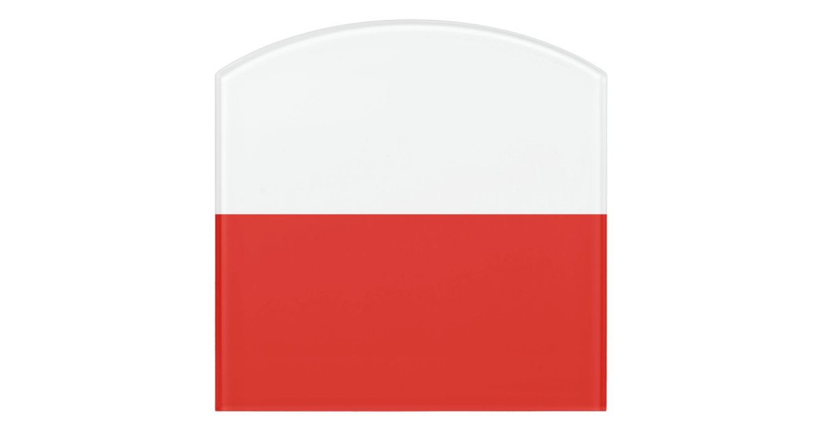 Poland flag door sign | Zazzle