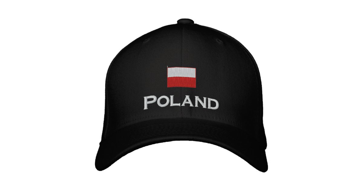 Poland Flag Embroidered Baseball Hat | Zazzle