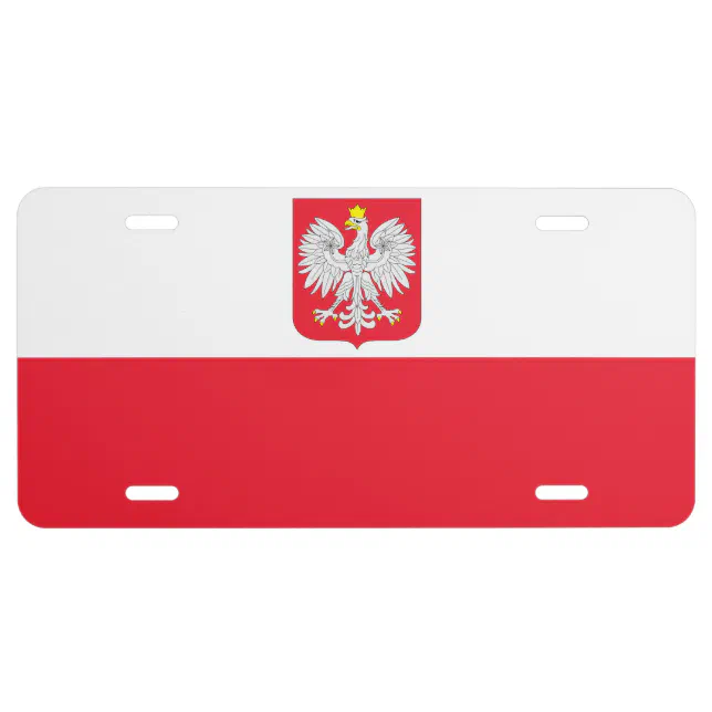 Poland Flag License Plate | Zazzle