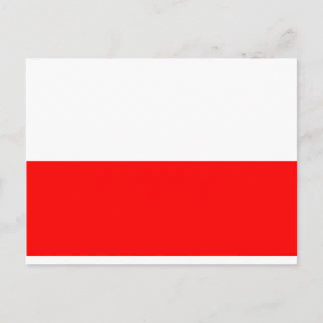 Poland flag postcard | Zazzle