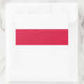 Poland Flag Stickers* Rectangular Sticker | Zazzle