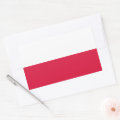 Poland Flag Stickers* Rectangular Sticker | Zazzle