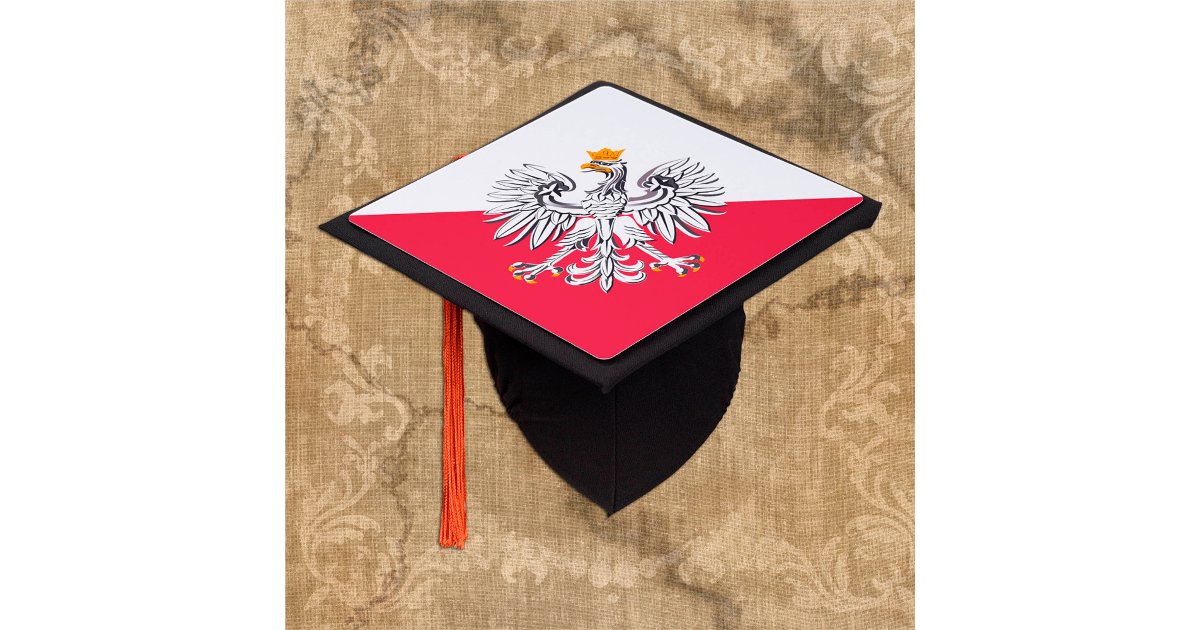 Poland & Polish Flag - Students /University Graduation Cap Topper | Zazzle