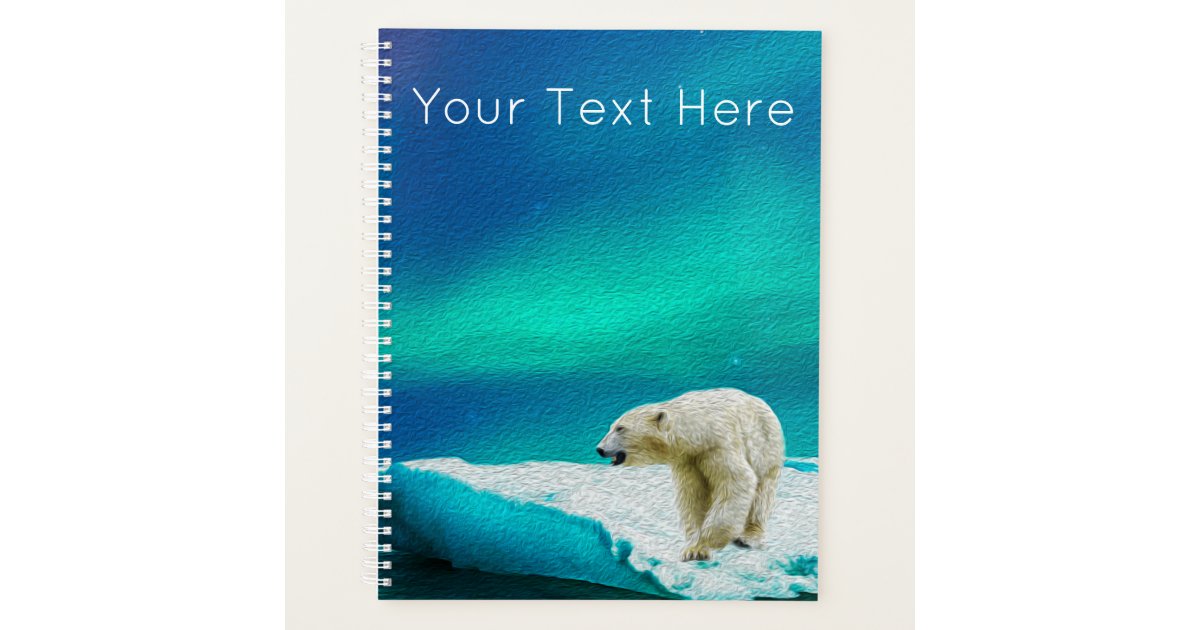 Polar Bear - Day Planner | Zazzle