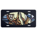 Polar Bear License Tribal Bear Art License Plate | Zazzle
