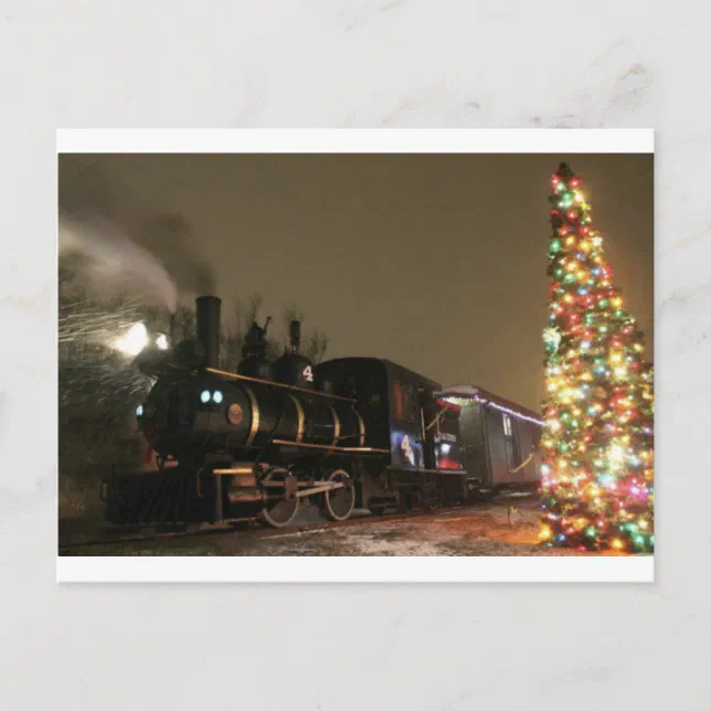 polar christmas express postcard | Zazzle