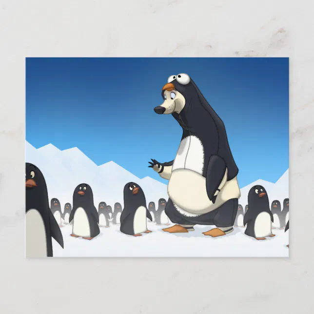 Polar Penguin Postcards | Zazzle