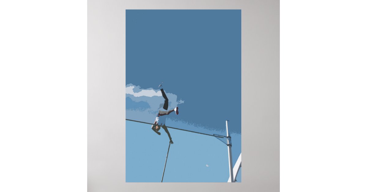 Pole Vault Poster/Print Poster | Zazzle