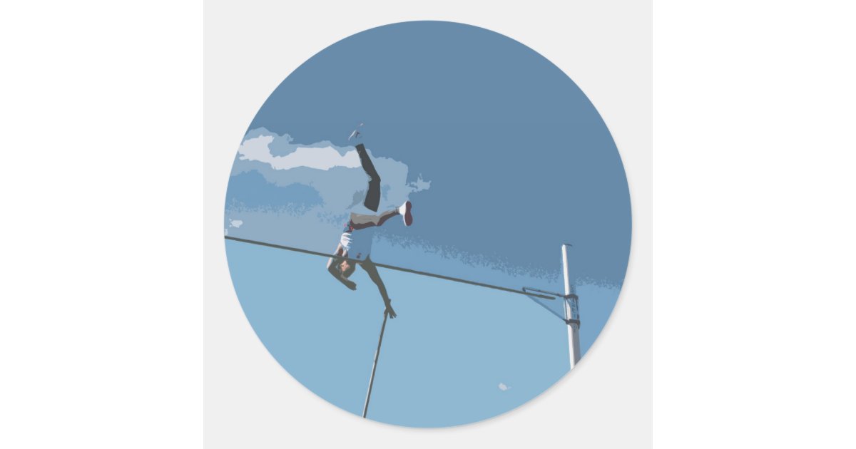 Pole Vault Stickers | Zazzle