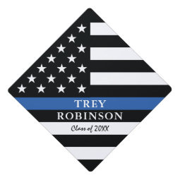 Police Academy Graduation Keepsake Graduation Cap Topper | Zazzle