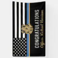 Police Academy Graduation Party Congratulations Banner | Zazzle