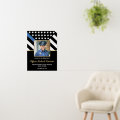 Police Academy Graduation Party Flag Photo Foam Board | Zazzle