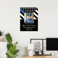 Police Academy Graduation Party Flag Photo Welcome Poster | Zazzle