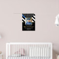 Police Academy Graduation Party Flag Photo Welcome Poster | Zazzle