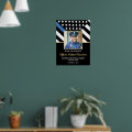 Police Academy Graduation Party Flag Photo Welcome Poster | Zazzle