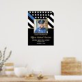 Police Academy Graduation Party Flag Photo Welcome Poster | Zazzle