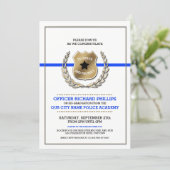 Police Academy Graduation Party Invitation | Zazzle