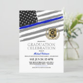 Police Academy Graduation Party Invitations | Zazzle