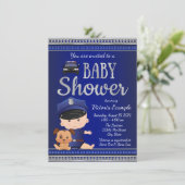 Police Baby Shower Invitation | Zazzle