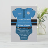 Police Baby Shower Invitation | Zazzle