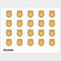 Police Badge Classic Round Sticker | Zazzle