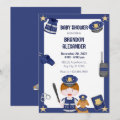 Police boy baby shower Invitation | Zazzle