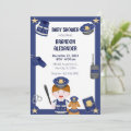Police boy baby shower Invitation | Zazzle