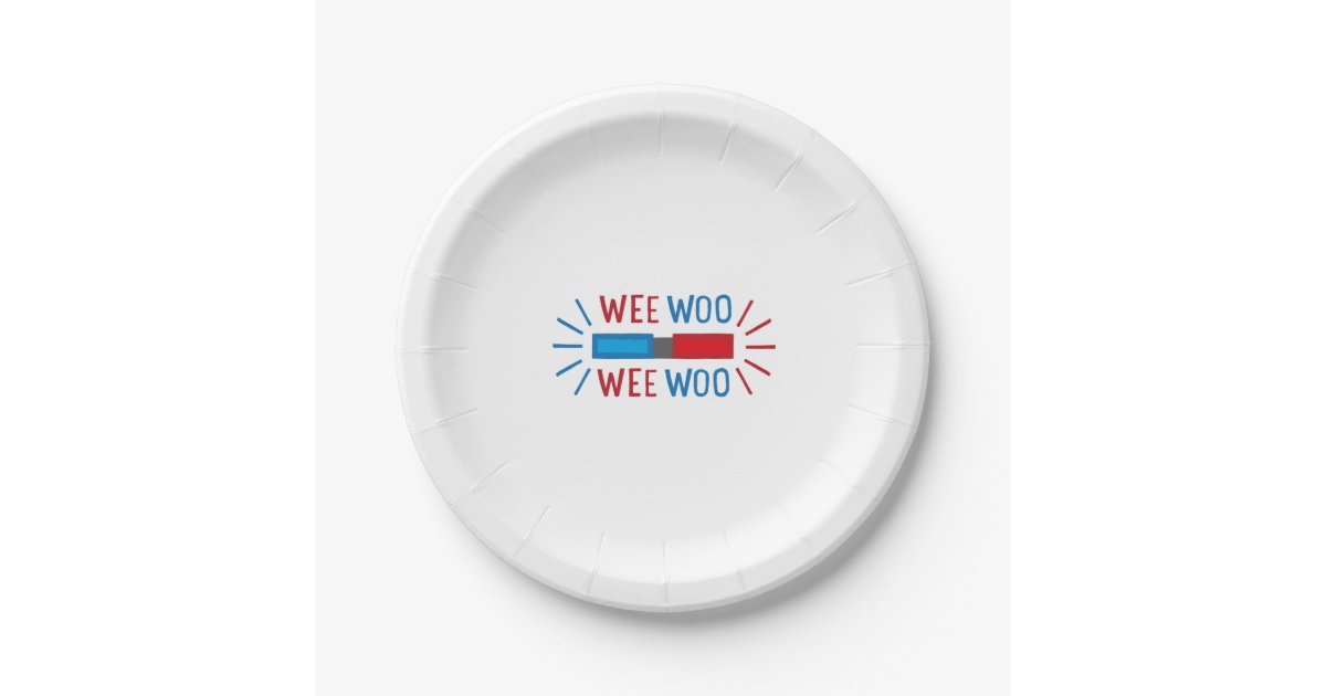 Police Car Ambulance Fire Engine Paper Plates | Zazzle