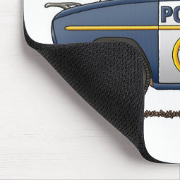 Police Car Law Enforcement Mouse Pad | Zazzle