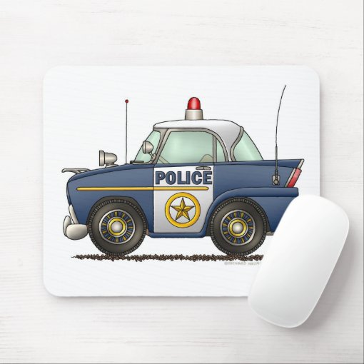 Police Car Law Enforcement Mouse Pad | Zazzle