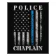 Police Chaplain American Flag Photo Print | Zazzle