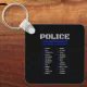 Police Code Law Enforcement Phonetic Alphabet Keychain | Zazzle