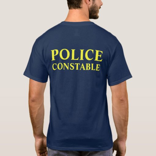 POLICE - CONSTABLE - LAW ENFORCEMENT SHIRT | Zazzle