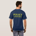 POLICE - CONSTABLE - LAW ENFORCEMENT SHIRT | Zazzle