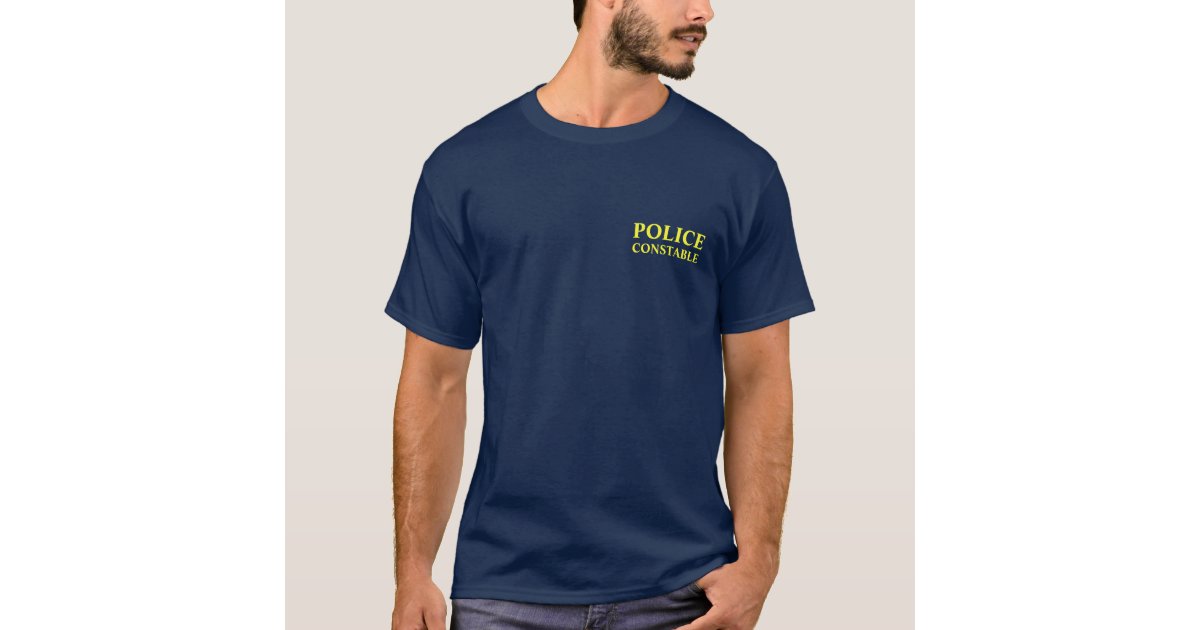 POLICE - CONSTABLE - LAW ENFORCEMENT SHIRT | Zazzle