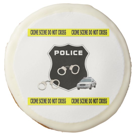 Police Crime Scene Sugar Cookie | Zazzle.com