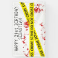 Police Crime Scene Tape Personalized Banner | Zazzle