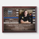Police Custom Law Enforcement Officer Retirement Award Plaque | Zazzle