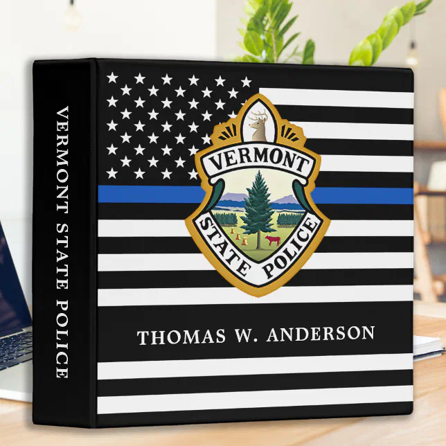 Police Department Custom Logo Law Enforcement 3 Ring Binder | Zazzle