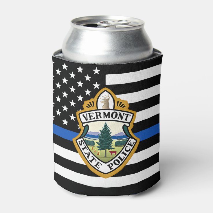 Police Department Custom Logo Law Enforcement Can Cooler | Zazzle